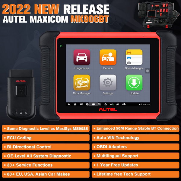 Autel MaxiCOM MK906BT Diagnostic Tool – Autointhebox EU Store