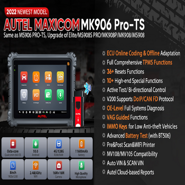 Autel MaxiCOM MK906 Pro-TS – Autointhebox EU Store